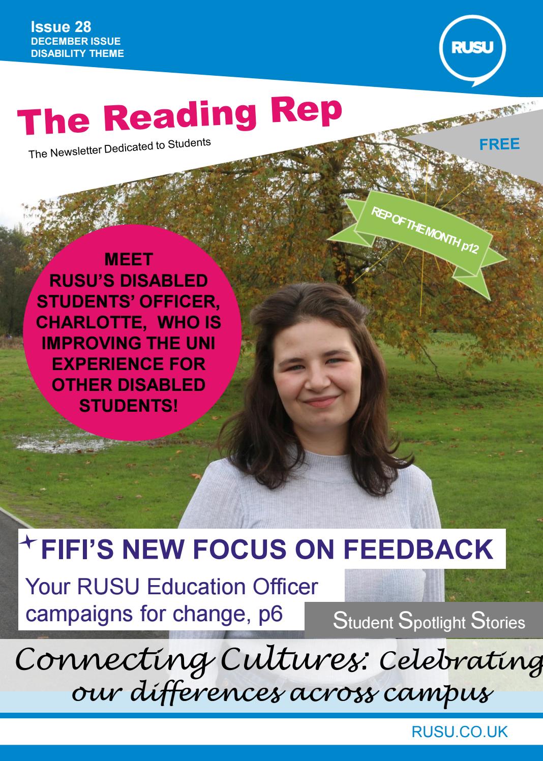 The Reading Rep Issue 28 by Reading Students' Union - Issuu