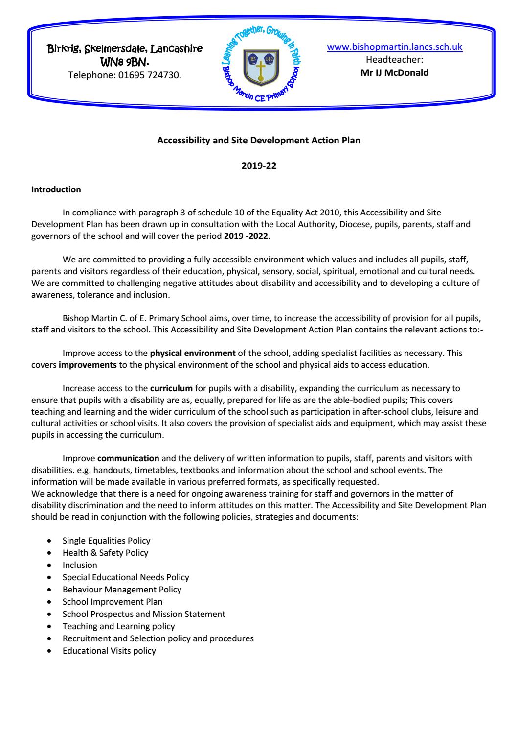 Accessibility Action Plan 2019-22 by Schudio - Issuu