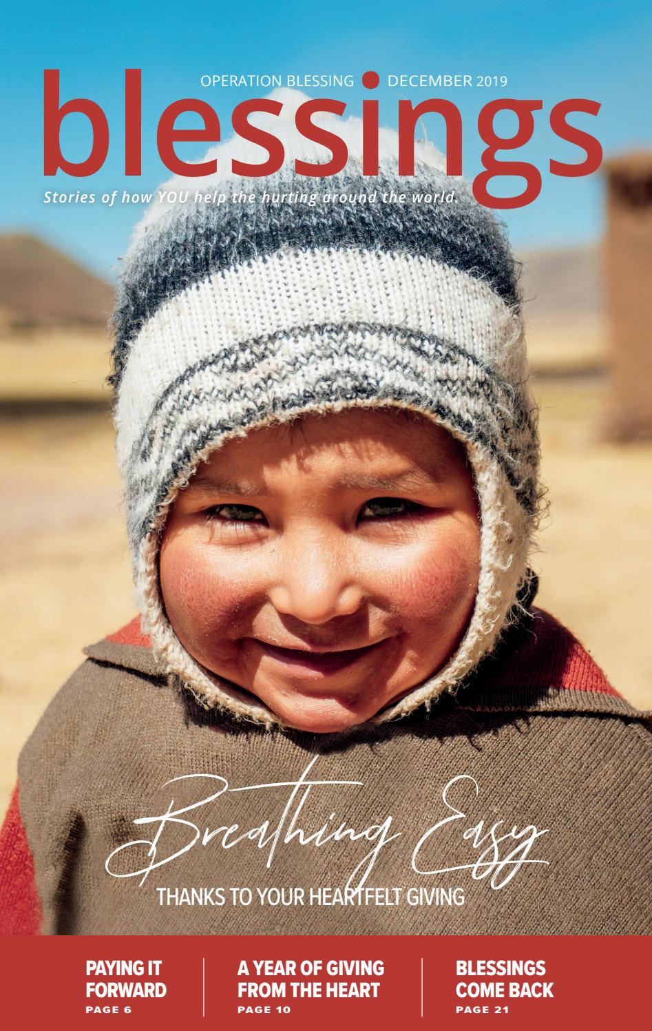 Breathing Easy Thanks to Your Heartfelt Giving – Blessings Magazine ...