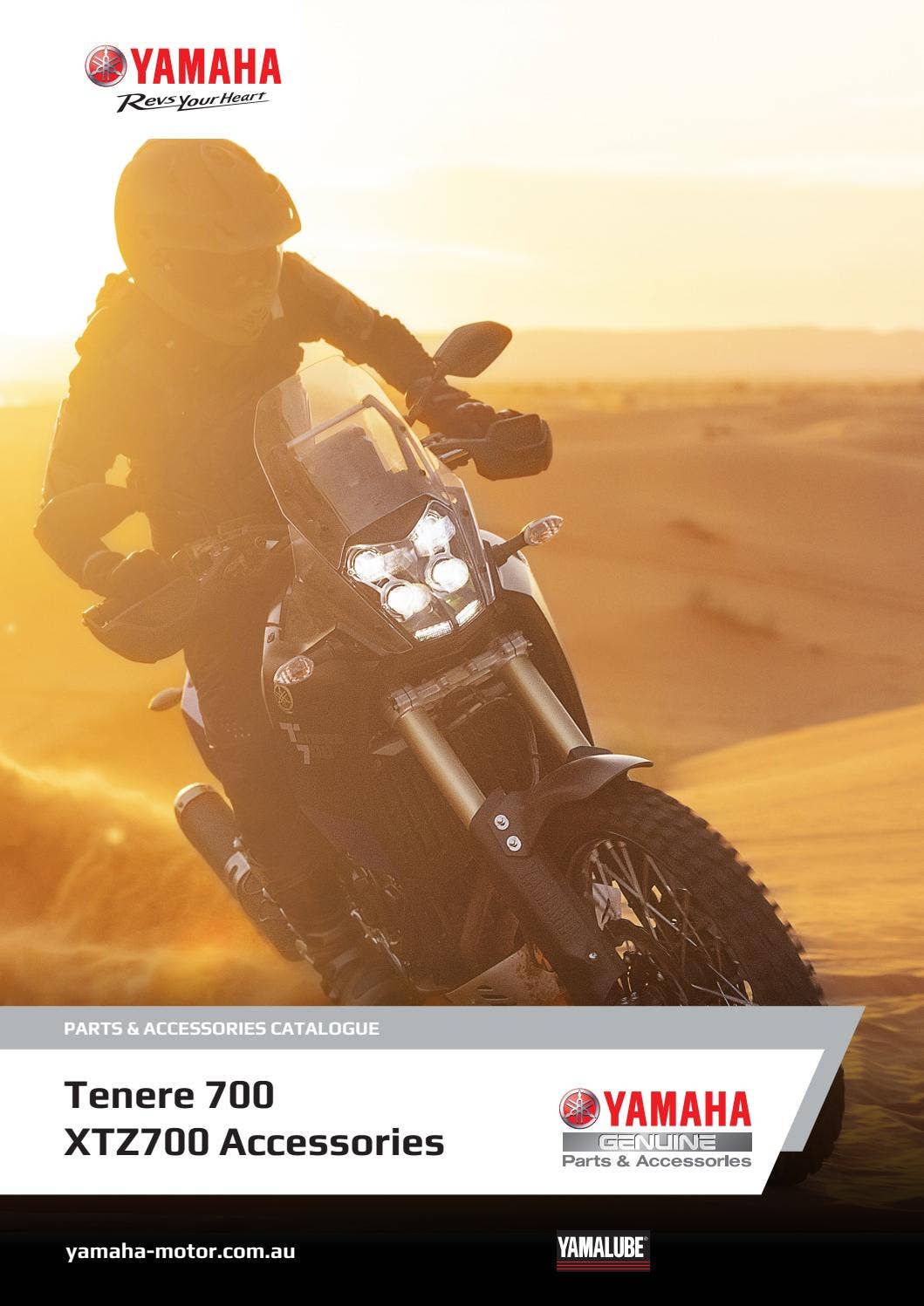 Tenere 700 Accessories Catalogue by Yamaha Motor Australia - Issuu