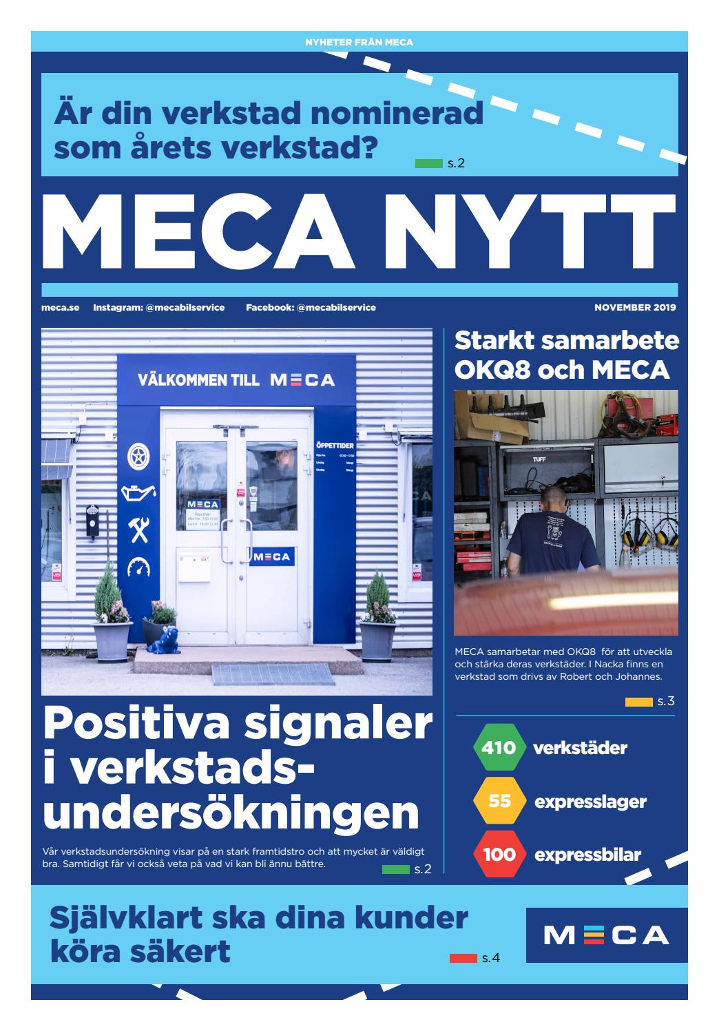 MECA Nytt november 2019 by MECA Bilservice - Issuu