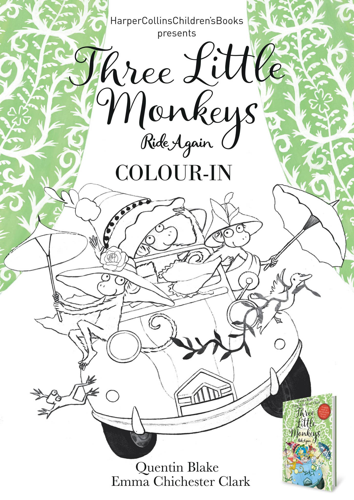 Three Little Monkeys Ride Again Activity Sheets by ...