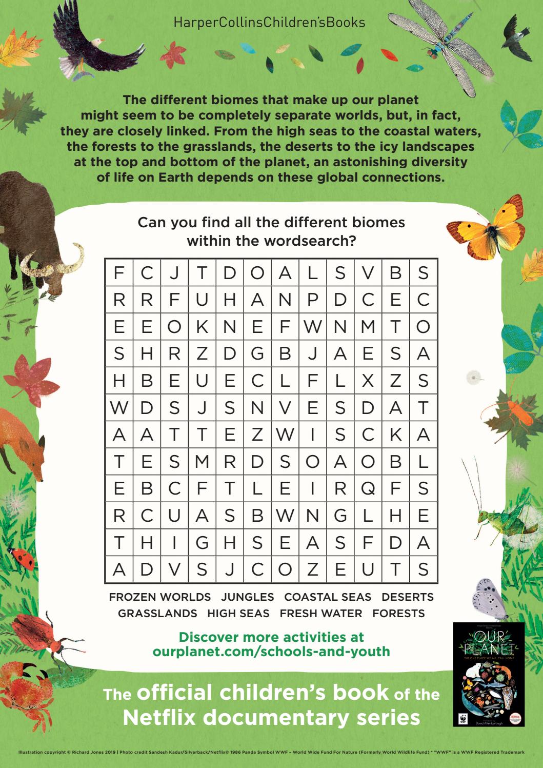 Our Planet Activity Sheets By Harpercollinschildrens Issuu Our Planet Activity Sheets By Harpercollinschildrens Issuu