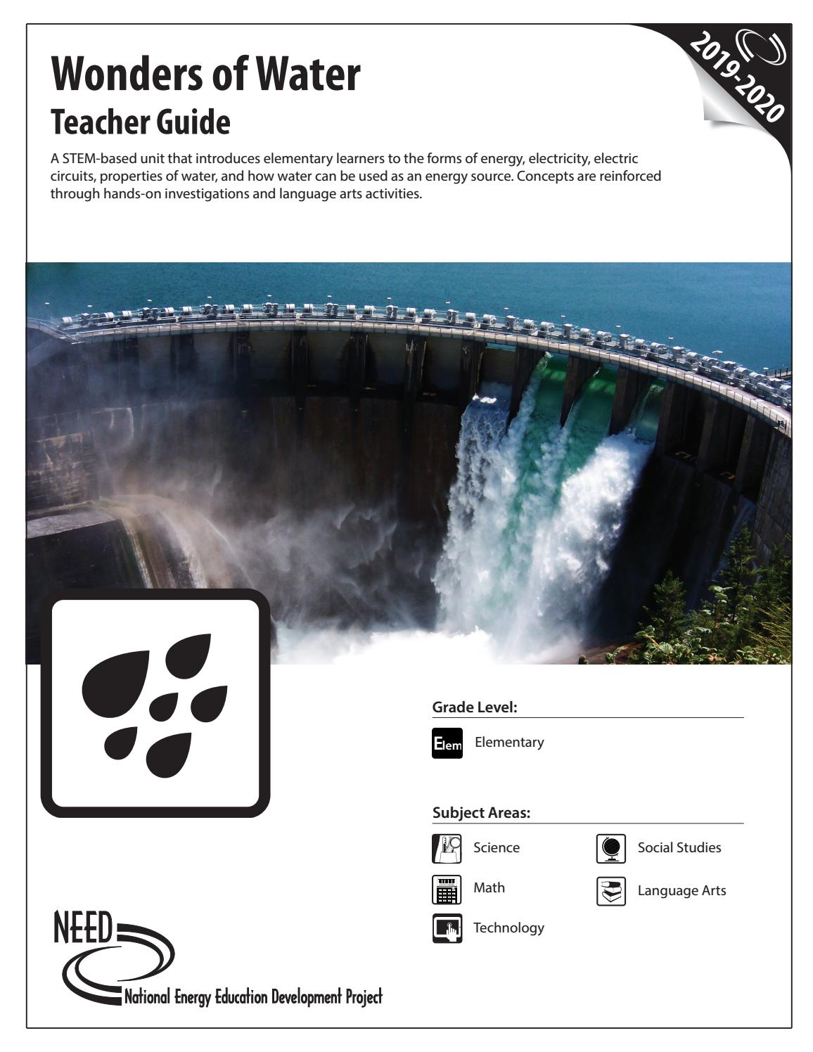 Wonders of Water Teacher Guide by NEED Project - Issuu