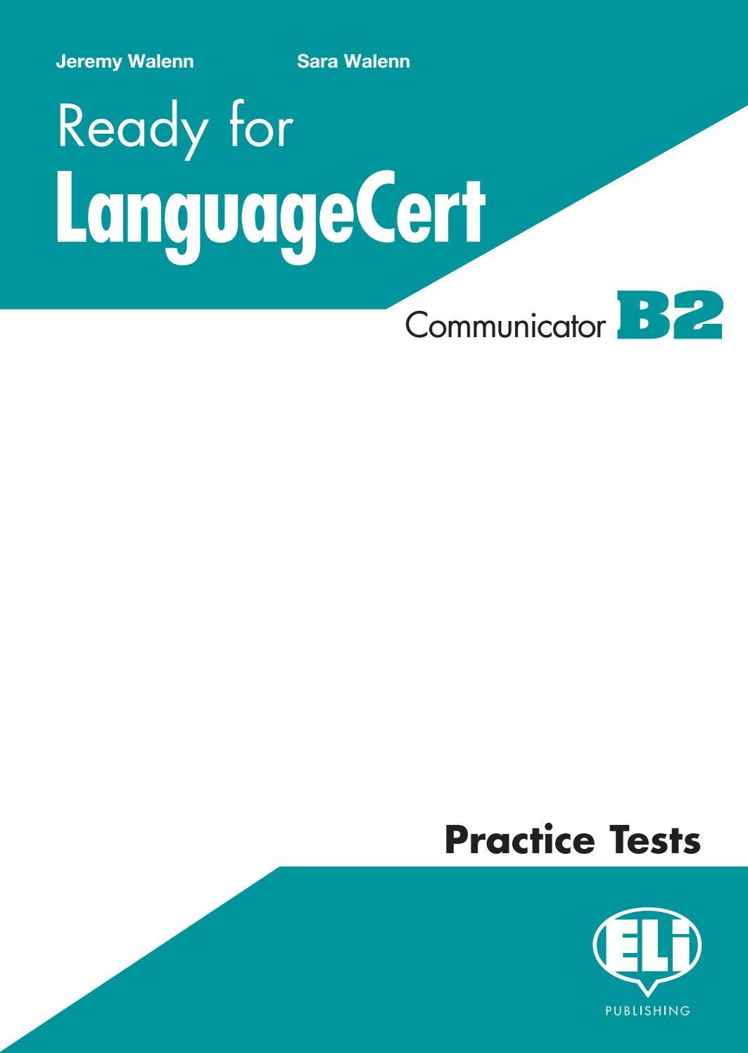 Ready for Language Cert B2 - Sample by ELI Publishing - Issuu
