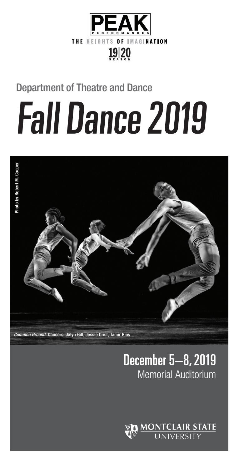 Fall 2019 Dance Program - Peak Performances by College of the Arts ...