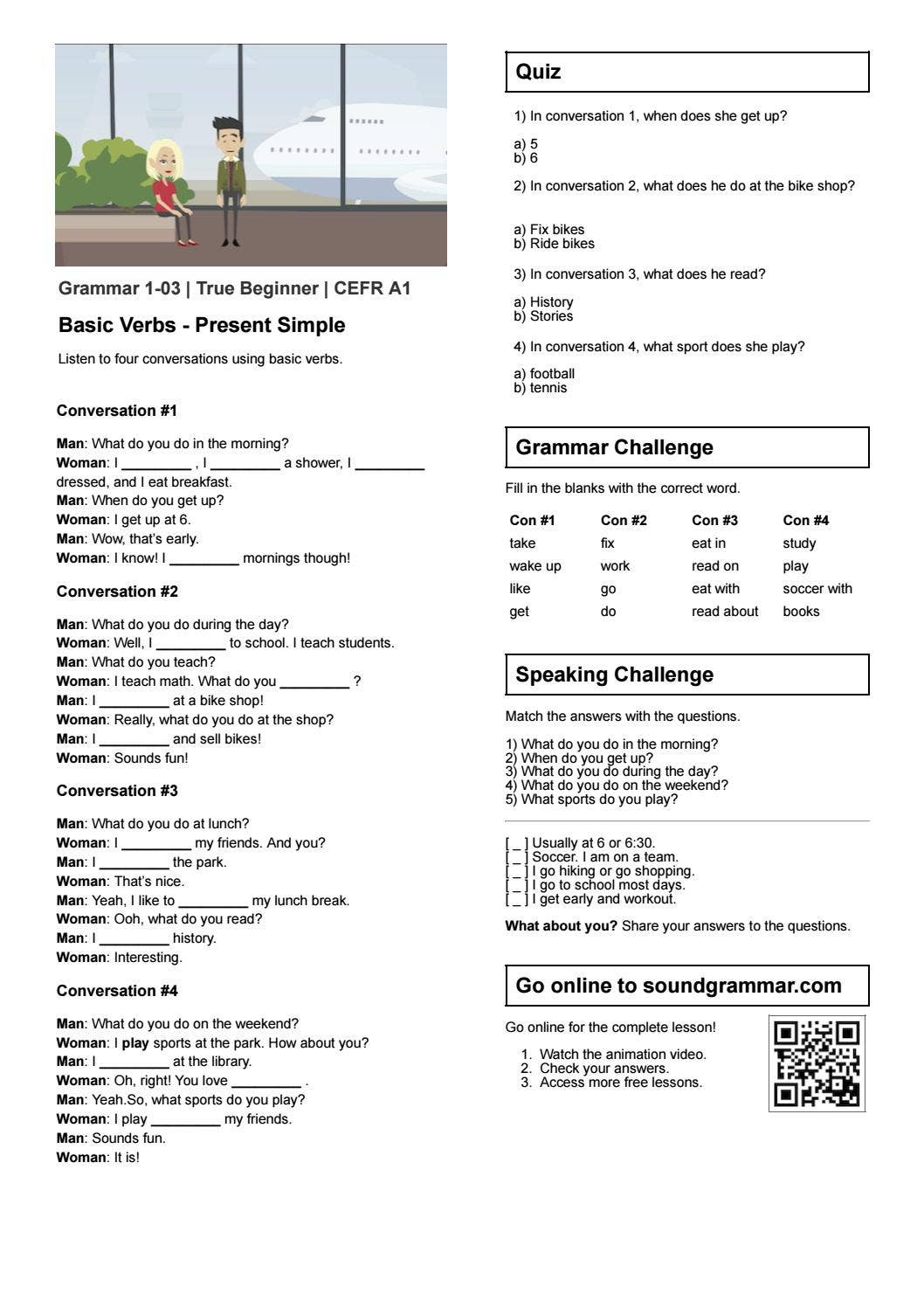 Basic Verbs by English Language Listening Lab Online - Issuu