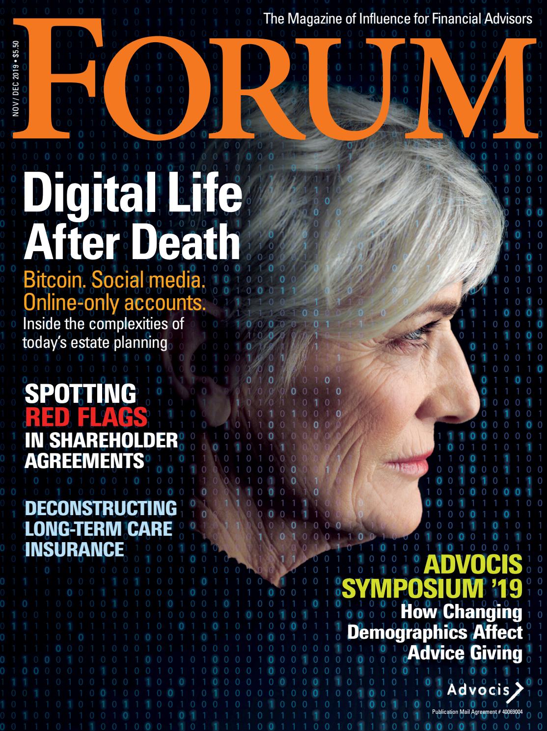 FORUM Magazine - December 2019 by Advocis - Issuu