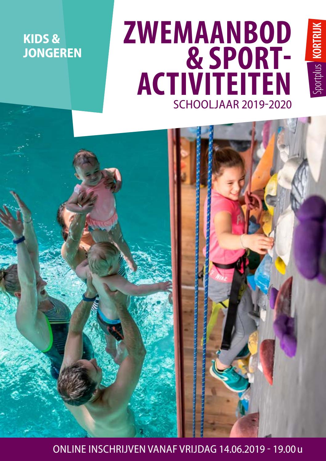 Zwemaanbod & sportactiviteiten kids-jongeren '19-'20 by Sport Kortrijk ...