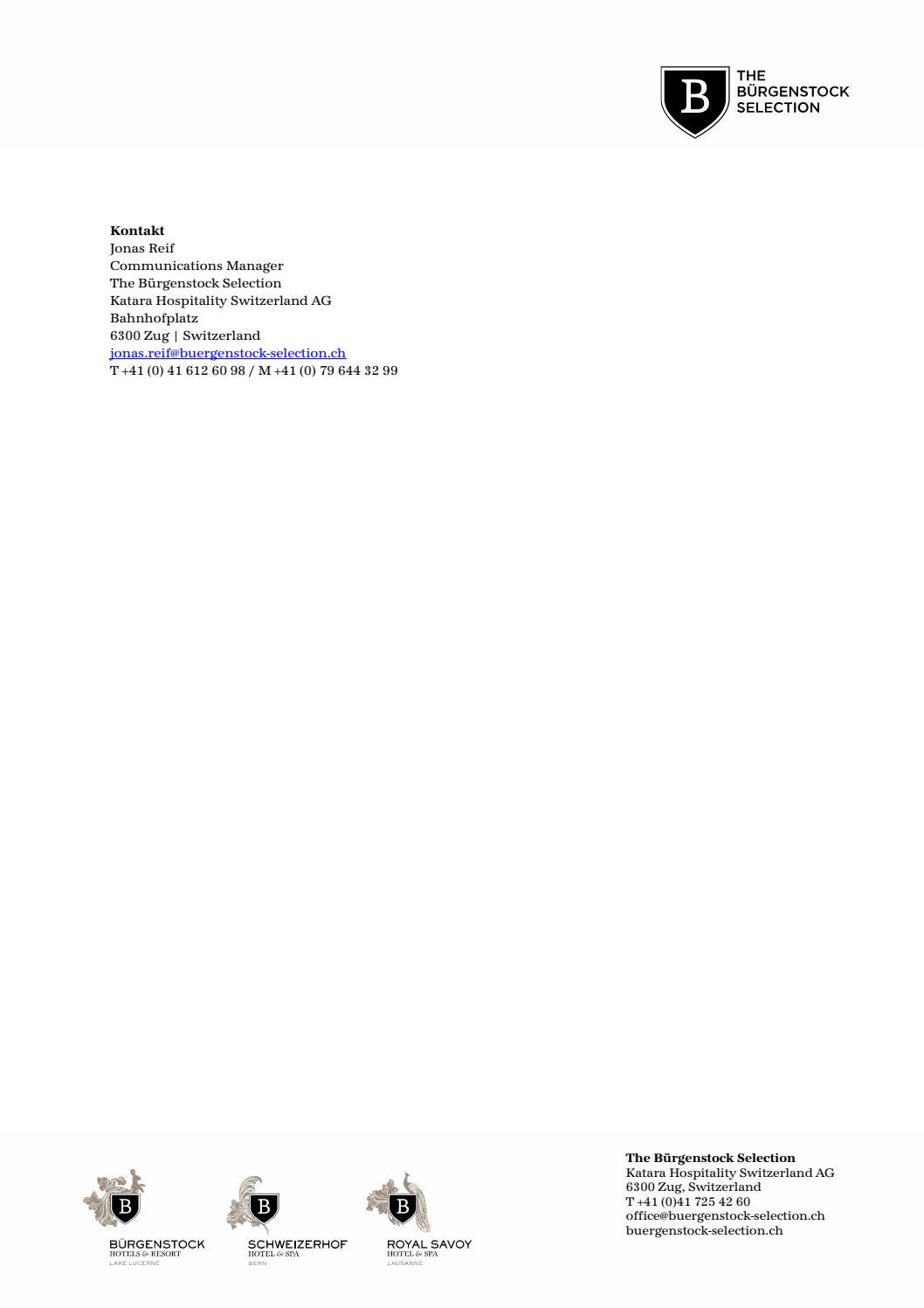 Maximilian von Reden wird neuer General Manager beim Schweizerhof Bern ...