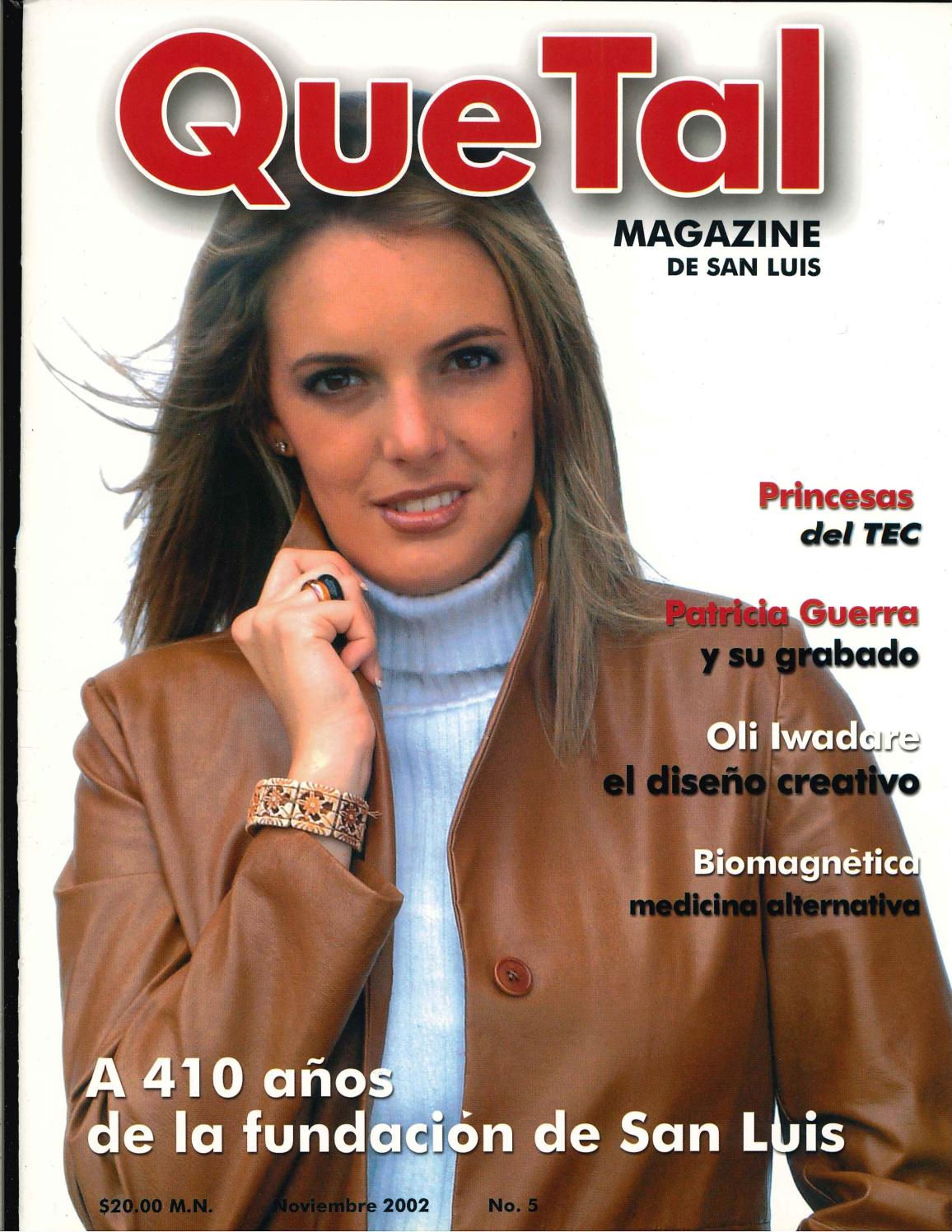NOVIEMBRE 2002 by Que Tal Magazine - Issuu