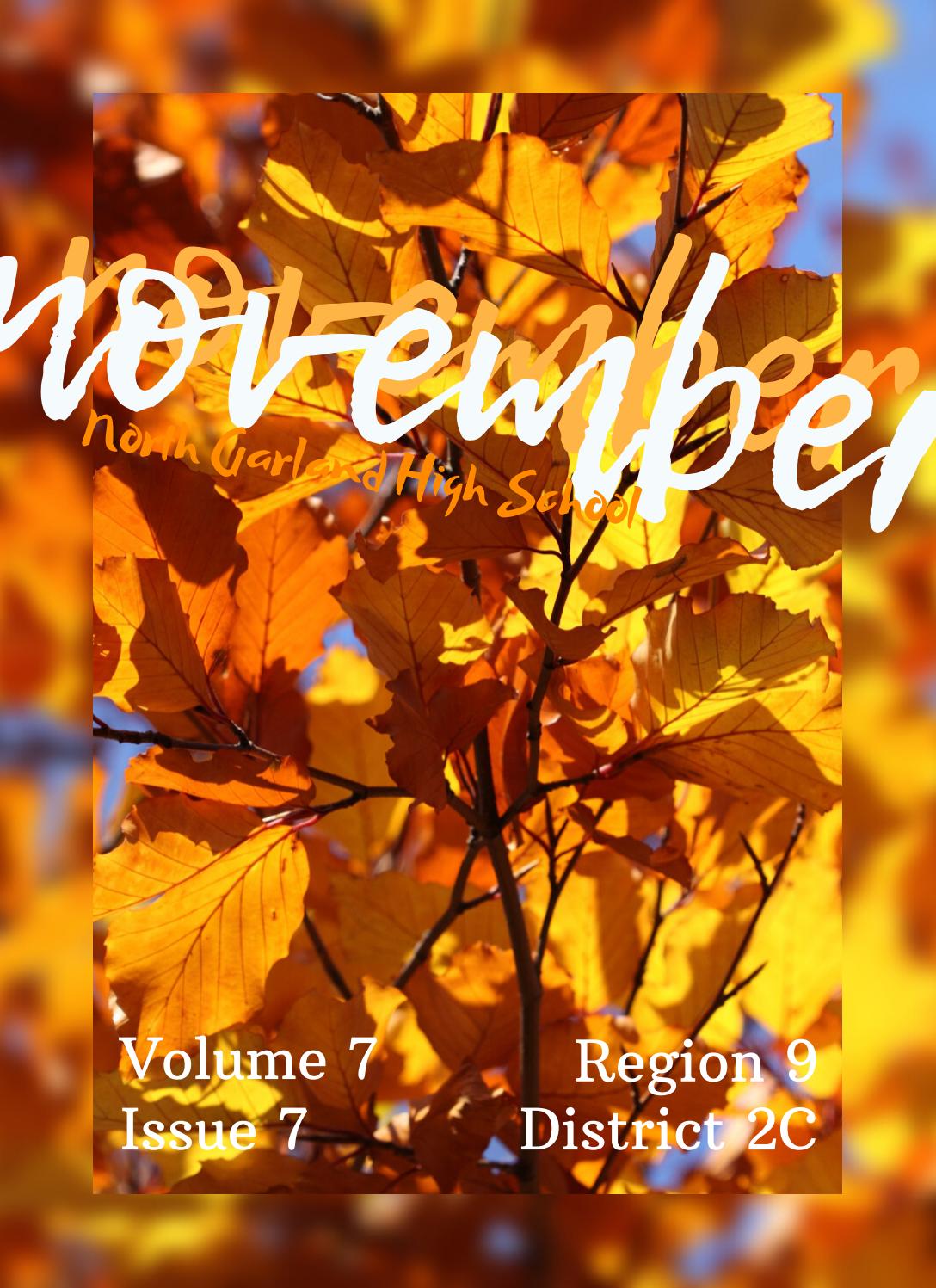 November Newsletter by North Garland Key Club - Issuu