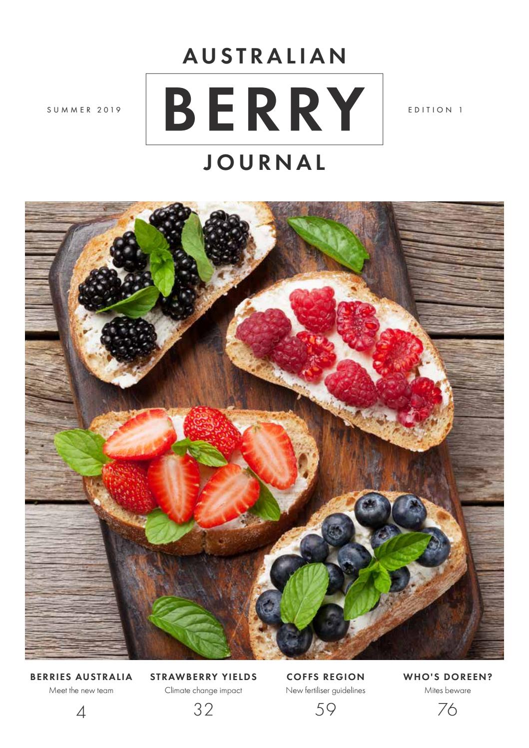 Australian Berry Journal - SUMMER 2019 - Edition 1 by BerriesAustralia ...