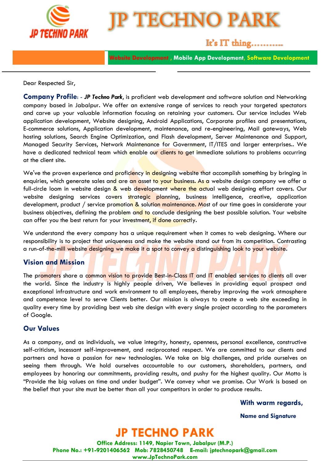 JP Techno Park by JP Techno Park Pvt. Ltd. - Issuu