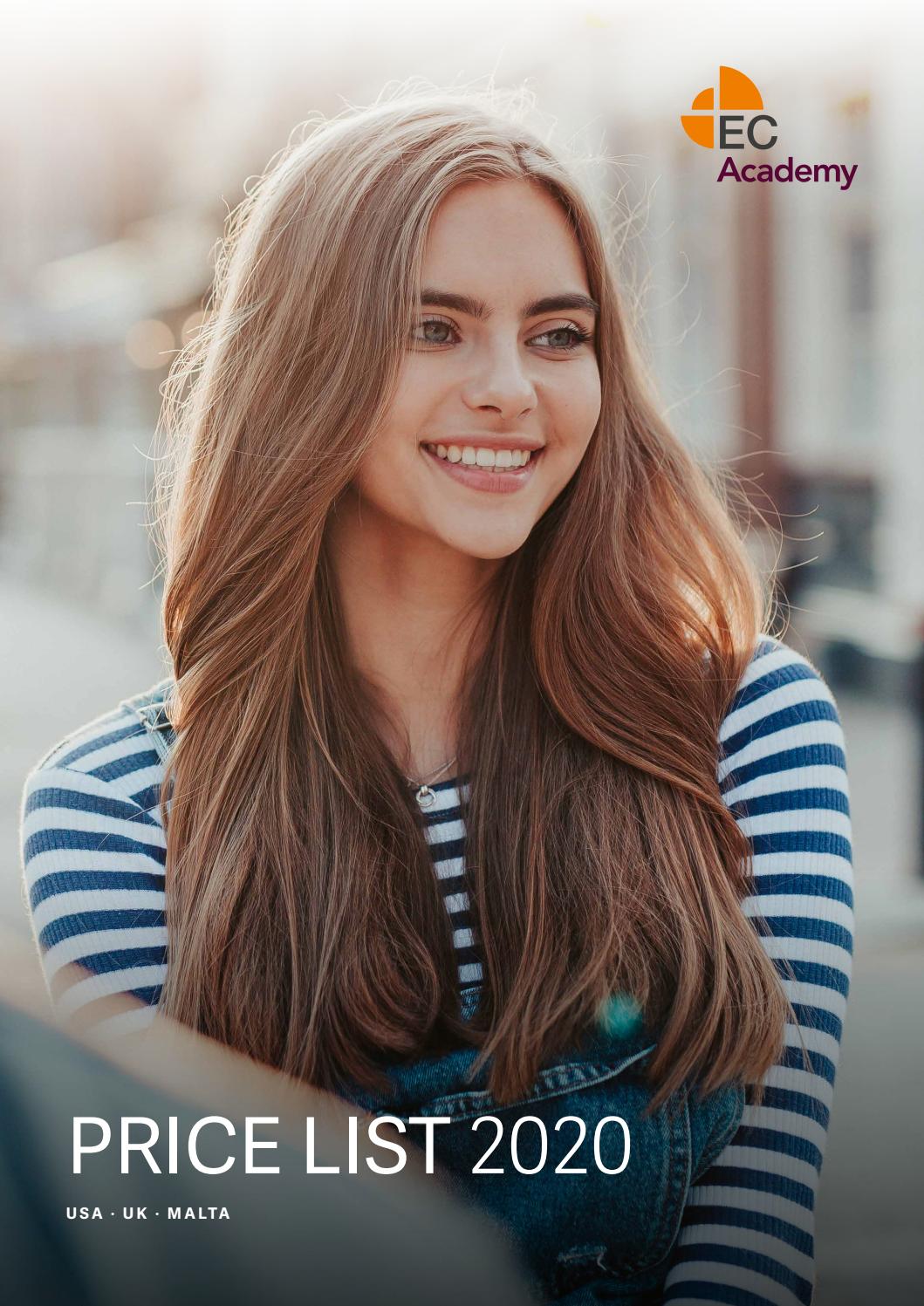 EC Academy Price List 2020 - English by EC English - Issuu