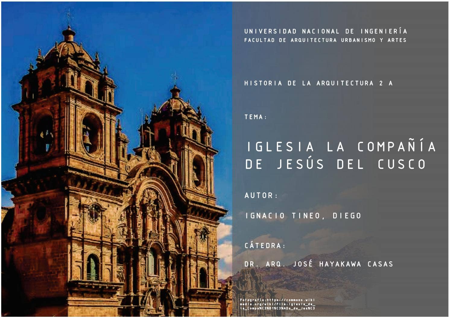 2019-2-DIEGO ALEXANDER IGNACIO TINEO by Arquitectura Peruana 2 - Issuu