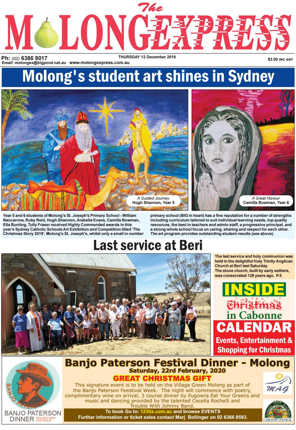 Molong Express 12 December 2019 by Molong Express - Issuu