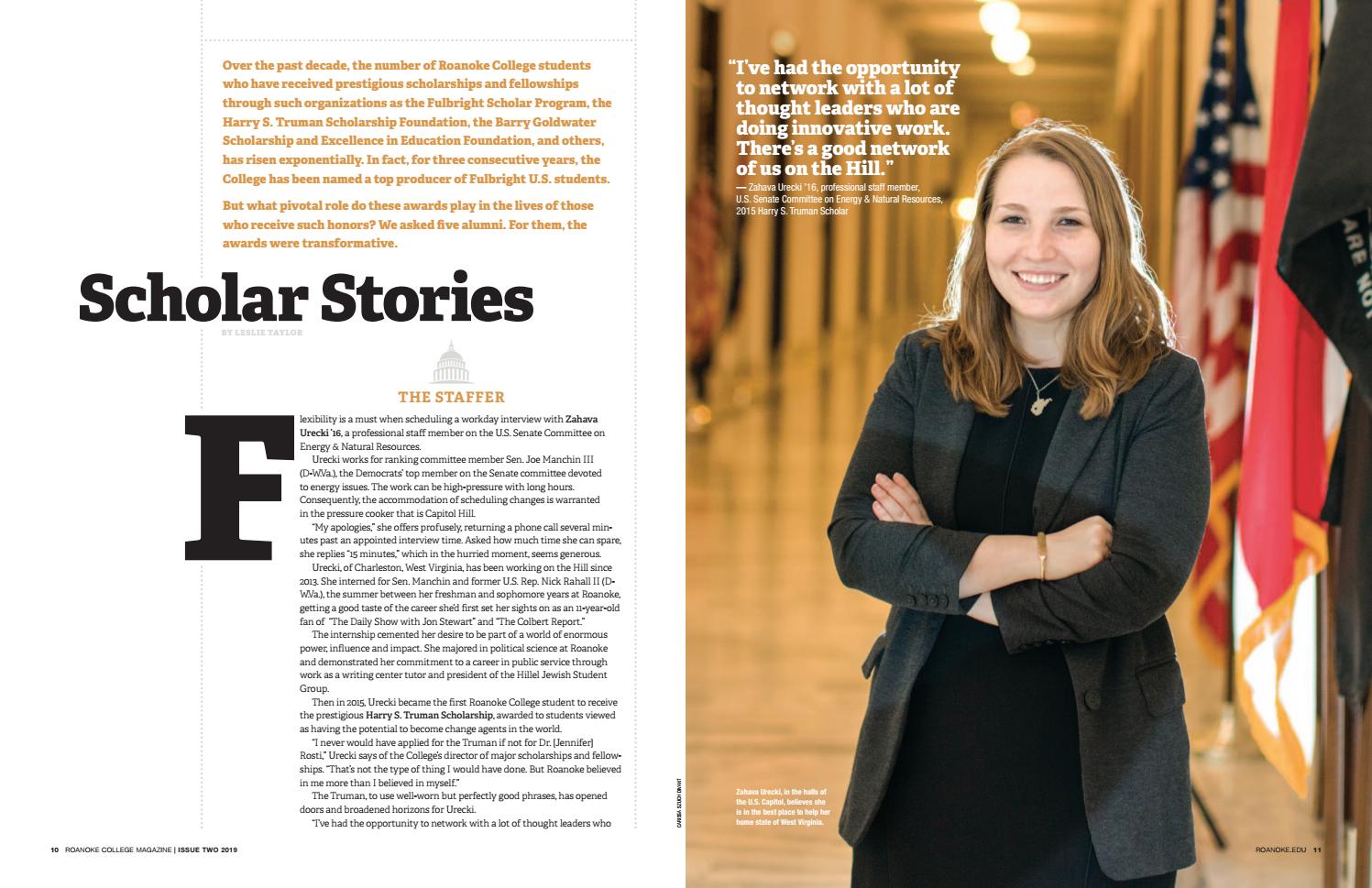 Scholars, Magazine 2019, Issue 2 by Roanoke College - Issuu