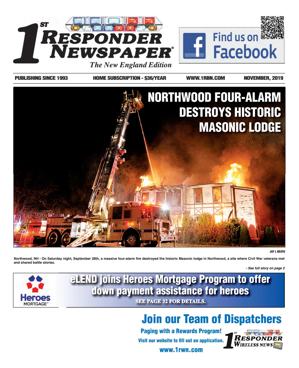 1st Responder News New England November Edition by Belsito ...