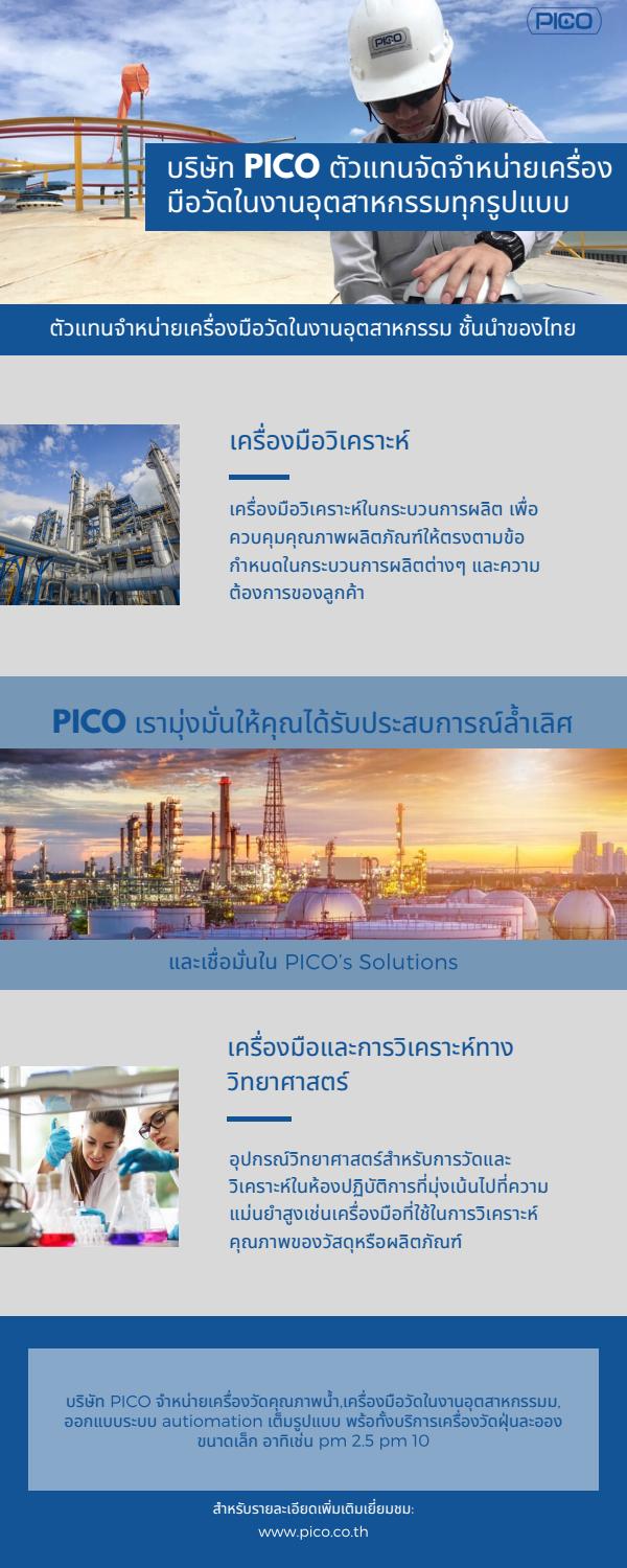 บริษัท pico ตัวแทนจัดจำหน่ายเครื่องมือวัดในงานอุตสาหกรรมทุกรูปแบบ by ...