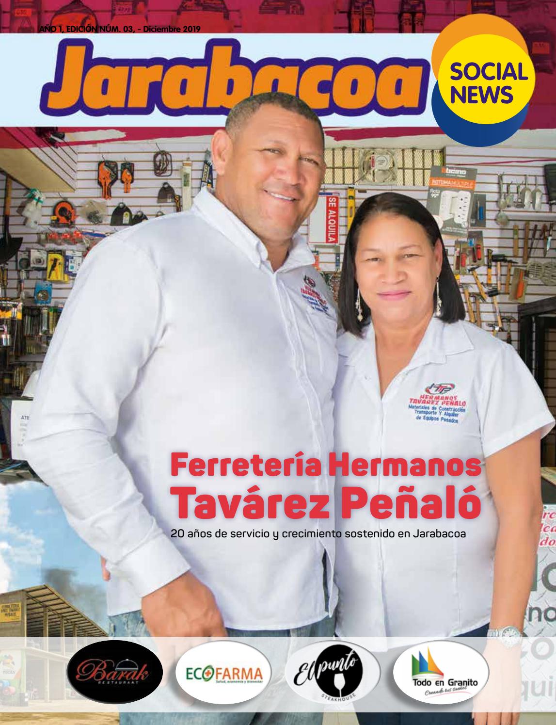 Jarabacoa Social News con portada doble en diciembre Hnos Tavarez ...