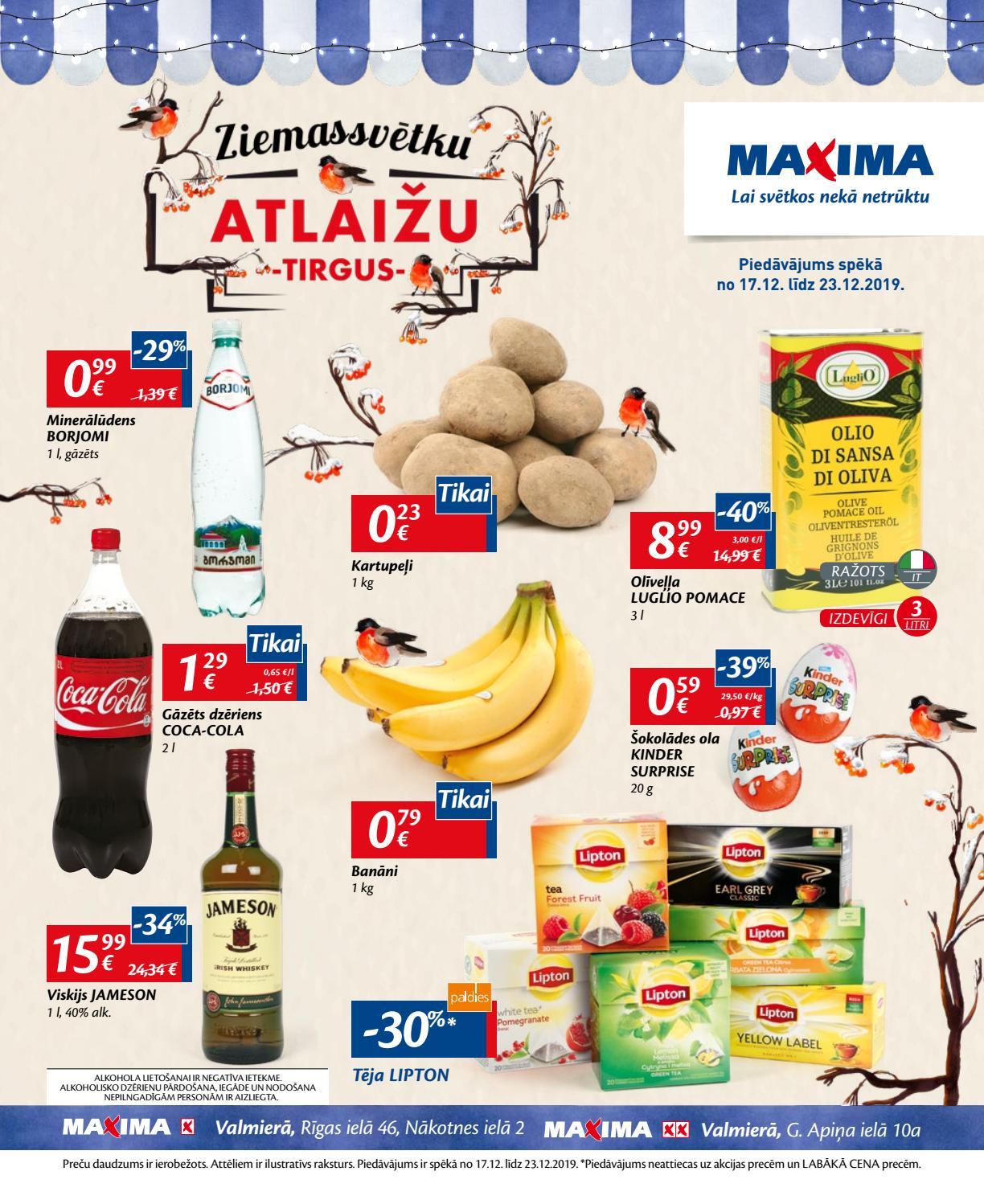 MAXIMA | VALMIERA X, XX | 17. - 23.12. by Maxima Latvija - Issuu