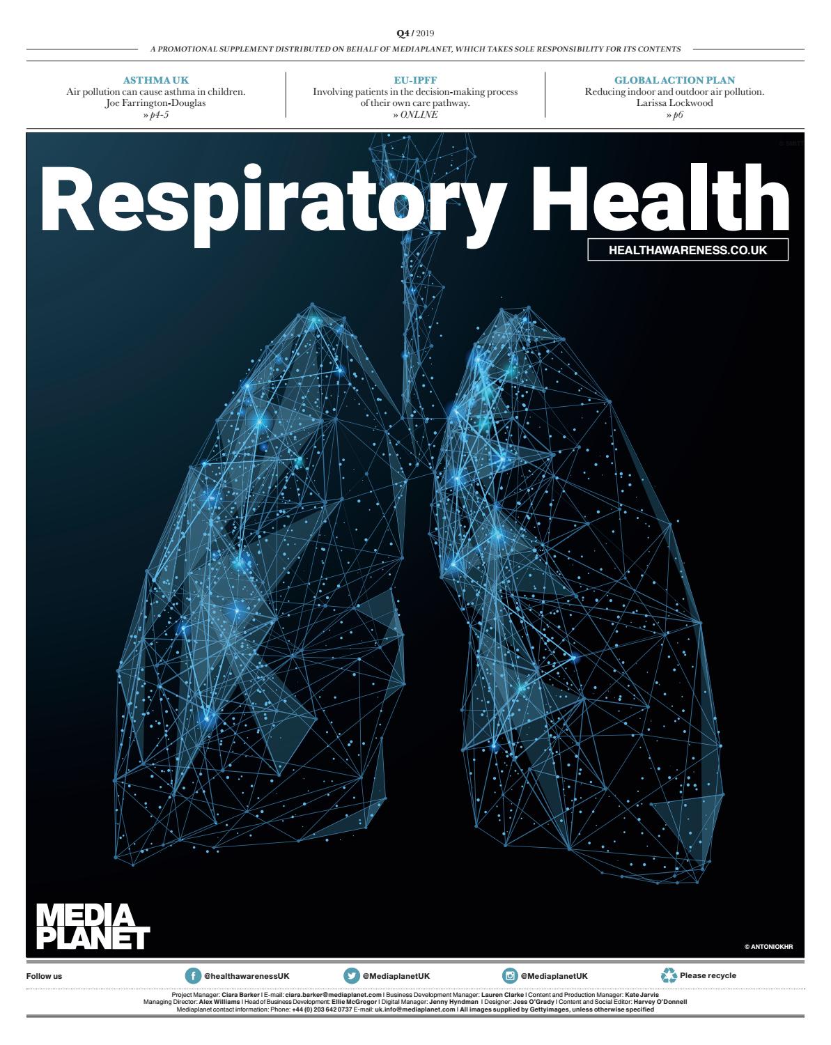 Respiratory Health campaign 2019 by Mediaplanet UK&IE - Issuu