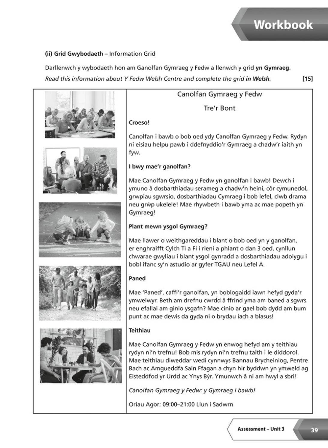 WJEC GCSE Welsh as a Second Language Workbook by Collins - Issuu