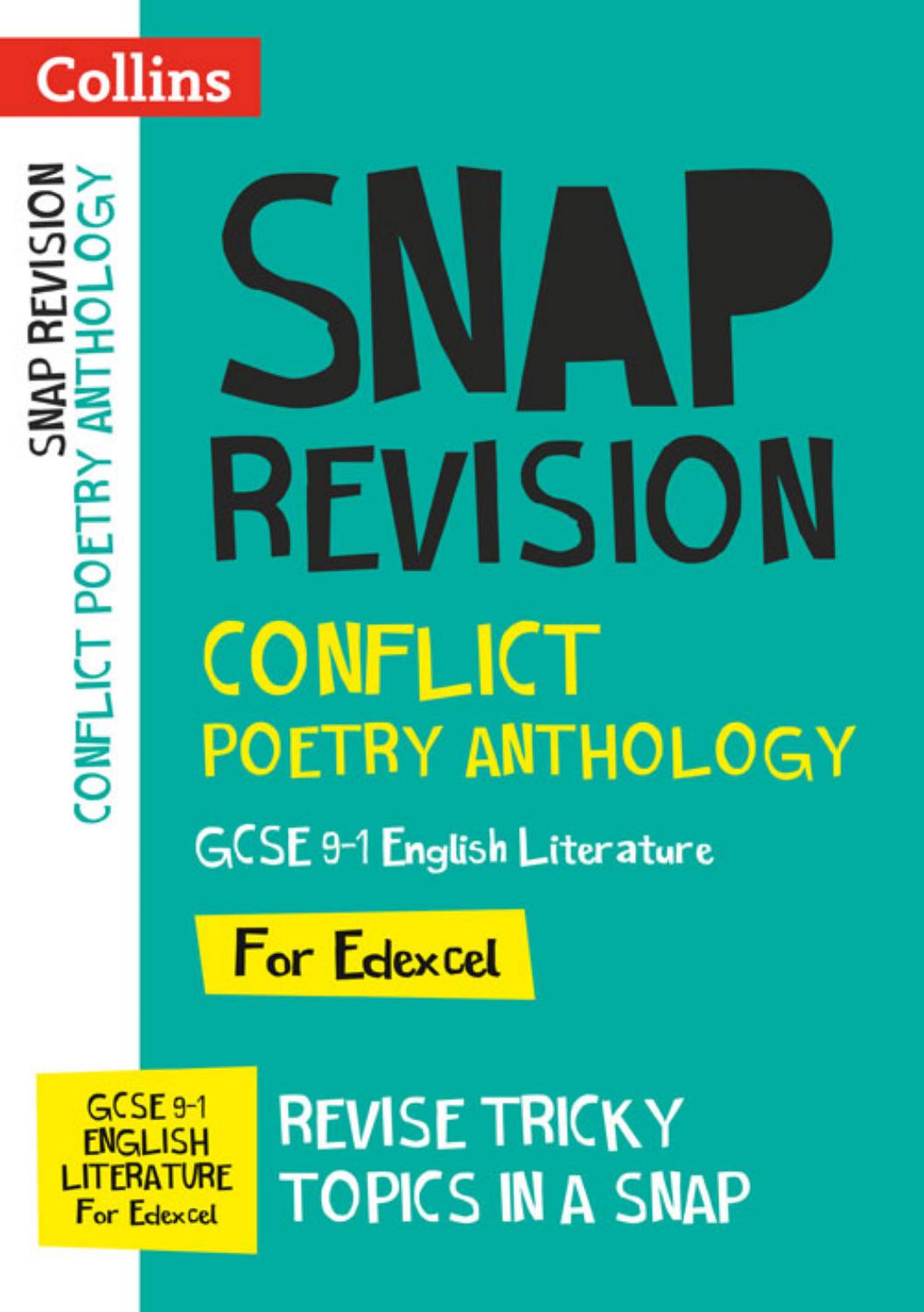 Conflict: Edexcel GCSE 9-1 English Literature Poetry Anthology by ...