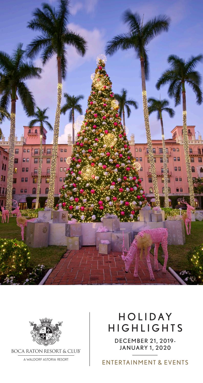 Boca Raton Resort | December Holiday Brochure 2019 by pinnacleadgroup ...
