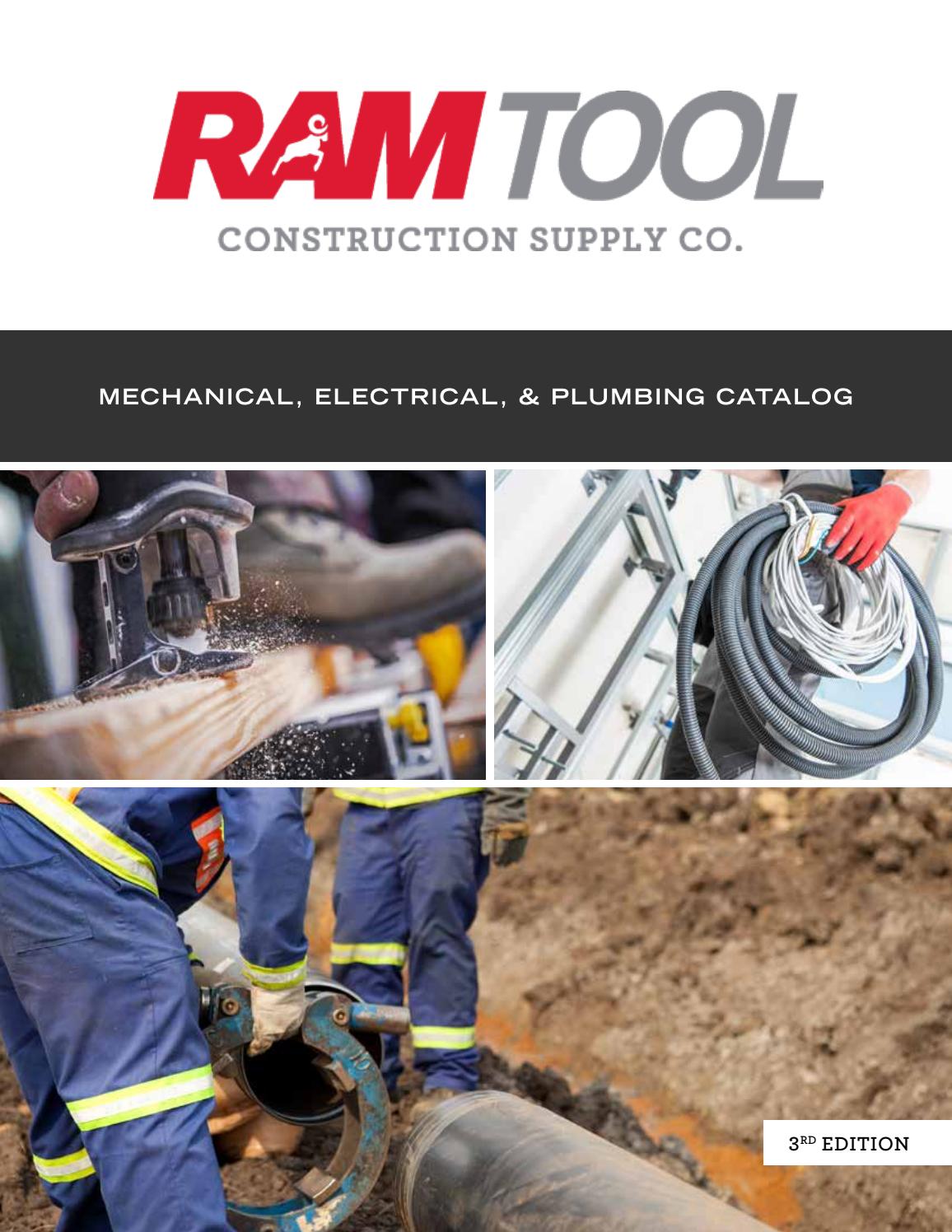 MEP Catalog 3rd Edition by Ram Tool Construction Supply Co. - Issuu