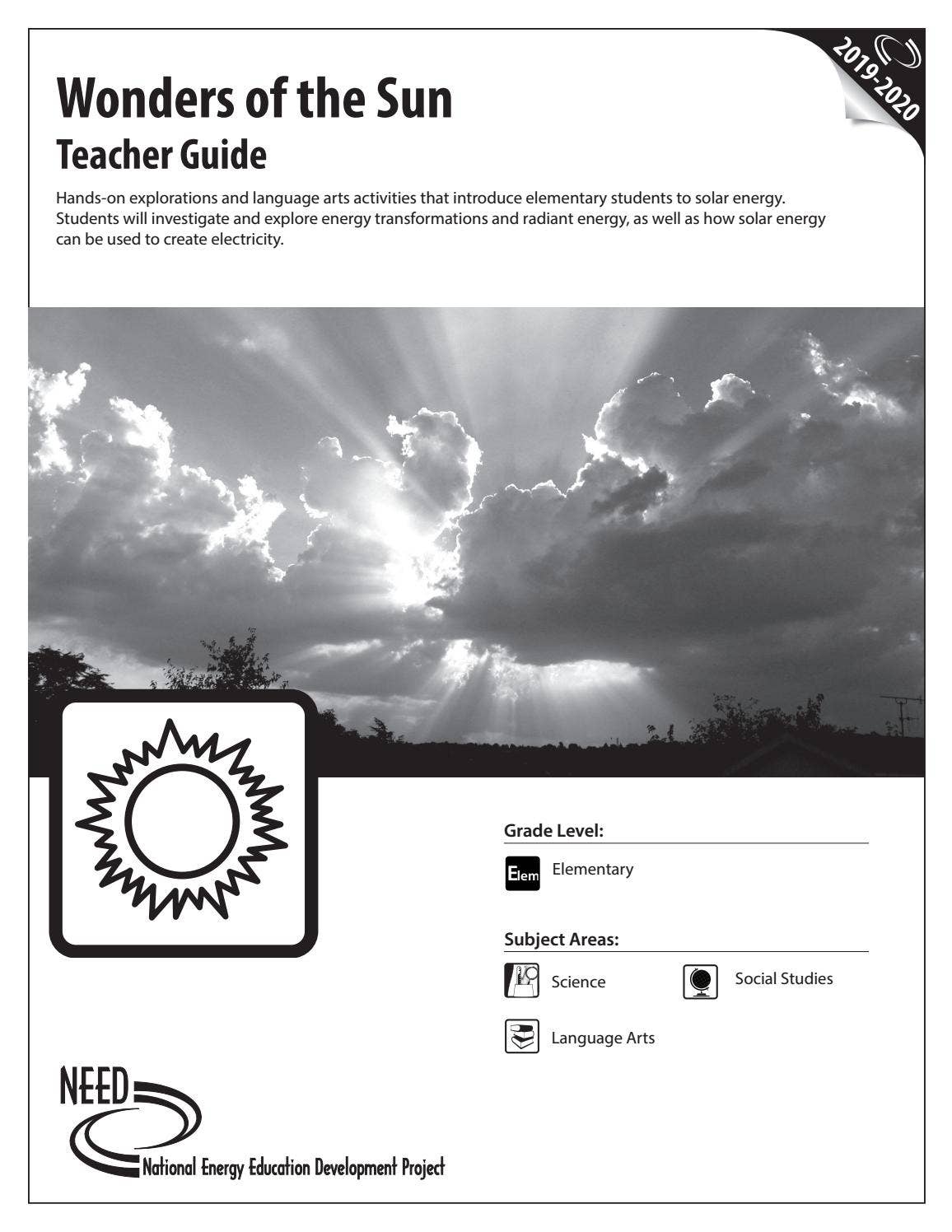 Wonders of the Sun Teacher Guide by NEED Project - Issuu