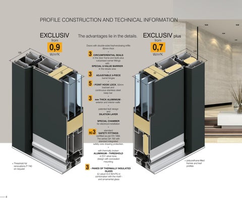 INOTHERM special edition EXCLUSIV (EN) by INOTHERM aluminium doors - Issuu