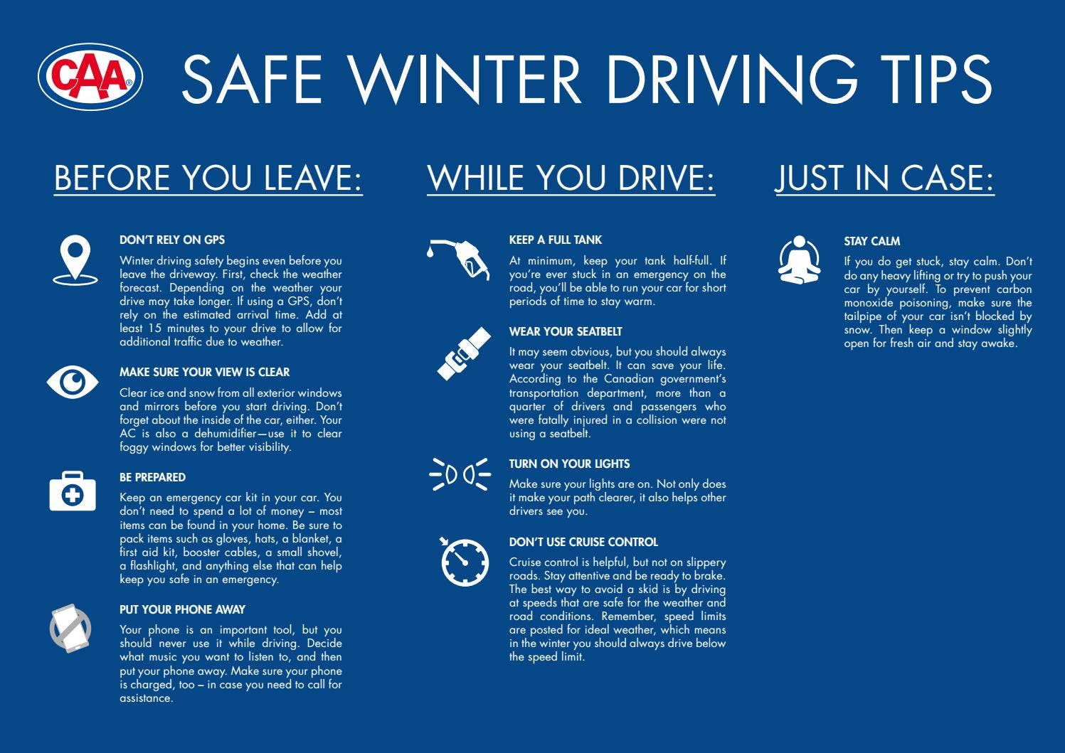 Winter safe driving tips by Fédération Internationale de l'Automobile ...