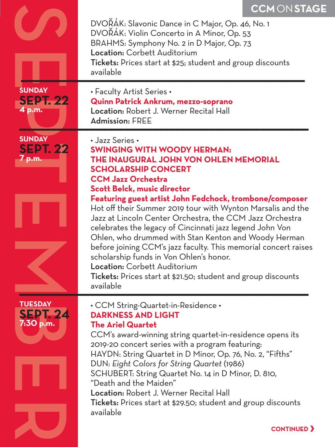 CCMONSTAGE Fall 2019 Calendar of Major Events by UC's College ...