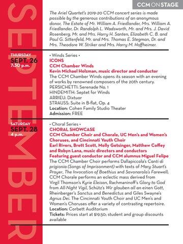 CCMONSTAGE Fall 2019 Calendar of Major Events by UC's College ...