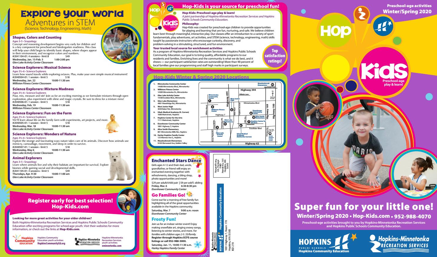 Hop-Kids Winter/Spring 2020 Preschool-Age Activities by Hopkins Public ...