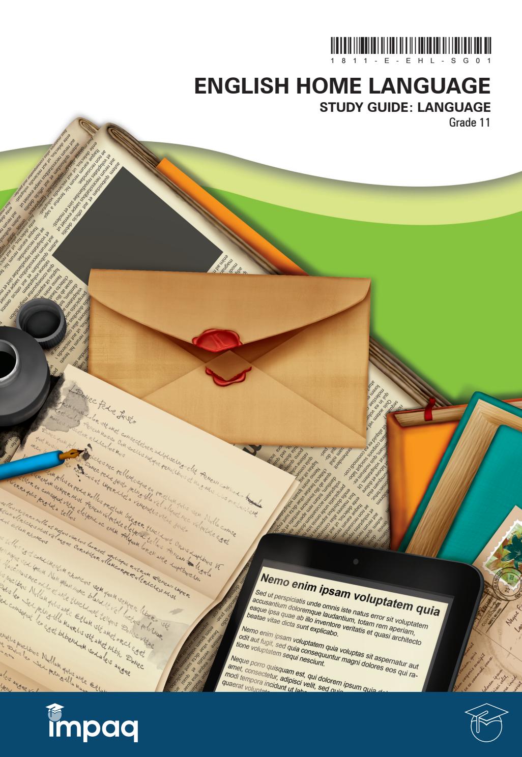 Gr 11-English Home Language-Study Guide Language 1 by Impaq - Issuu
