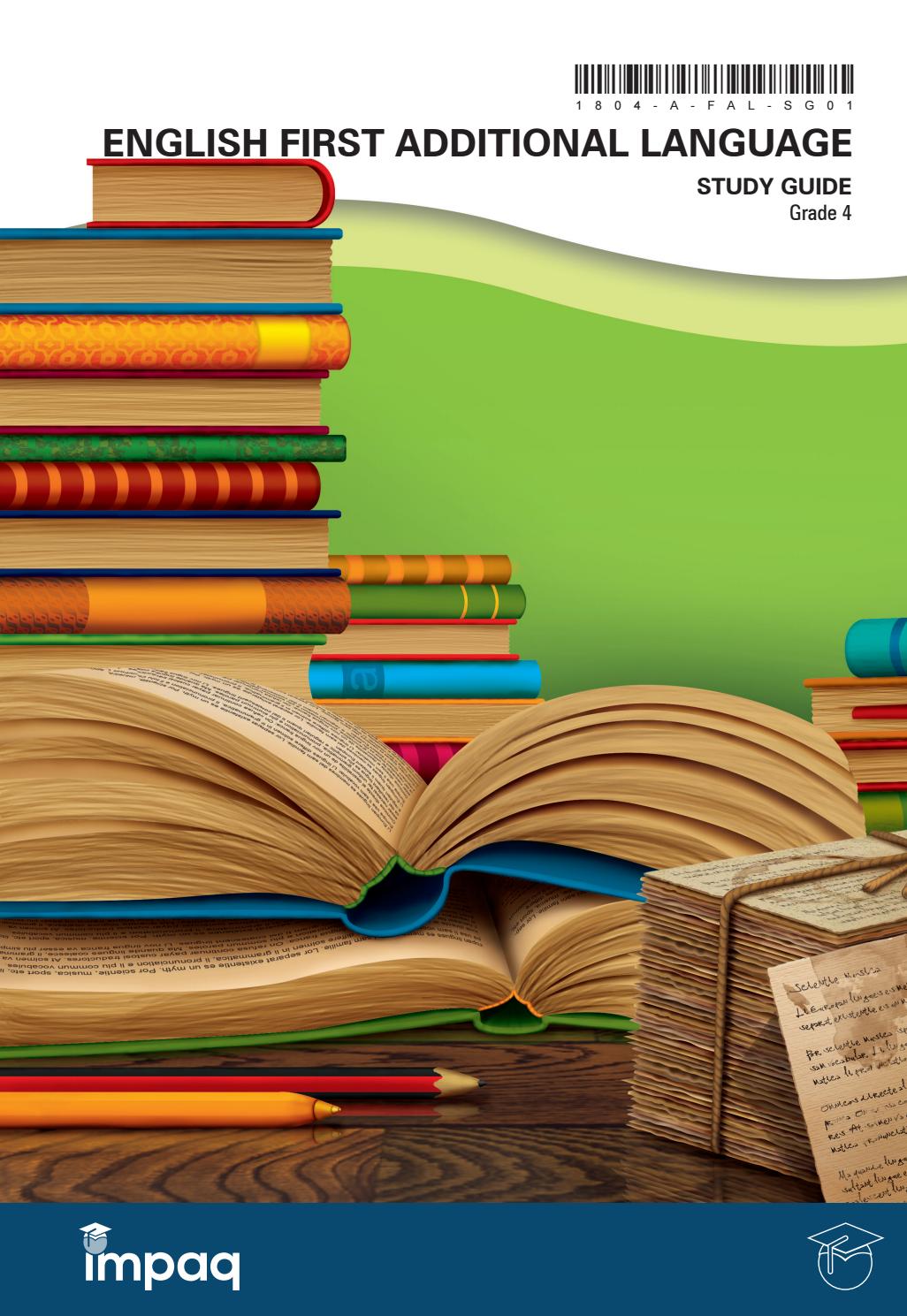 Gr 4 English First Additional Language Study Guide By Impaq Issuu