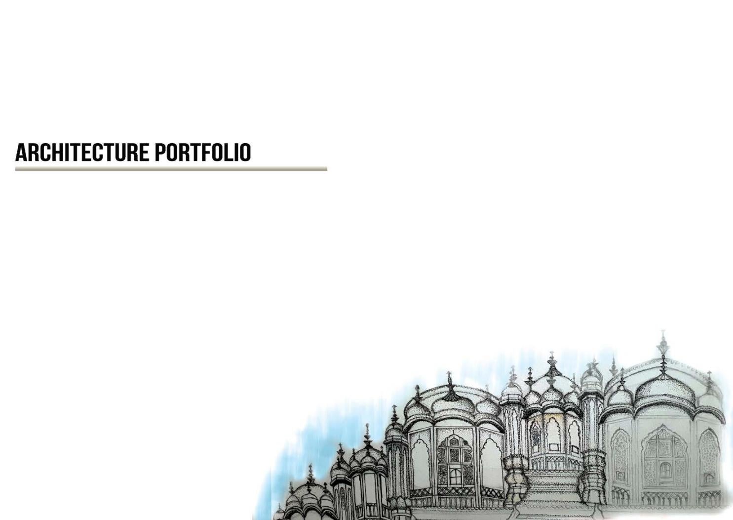 arch portfolio by Gaurav Sharma - Issuu