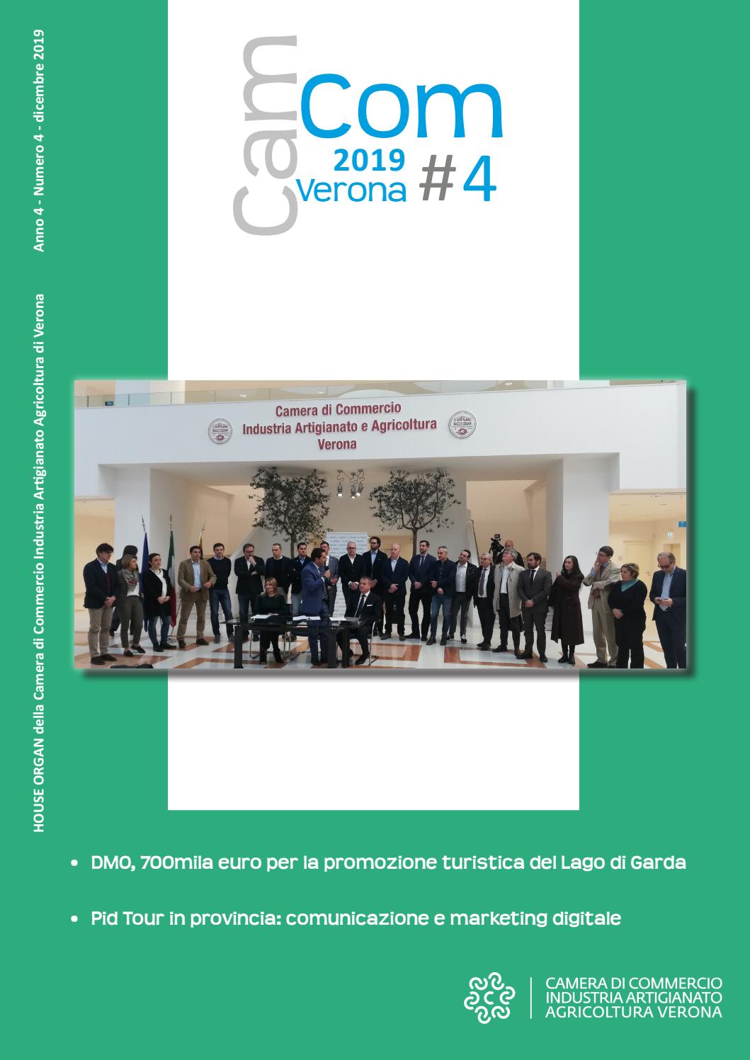 CamCom Verona 2019#4 by Camera di Commercio di Verona - Issuu
