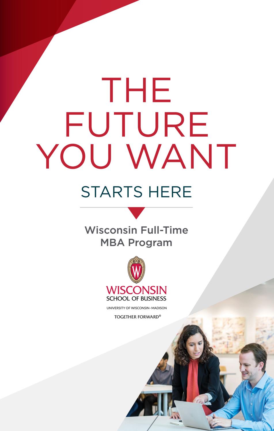 Wisconsin Full-Time MBA Program by University of Wisconsin-Madison ...