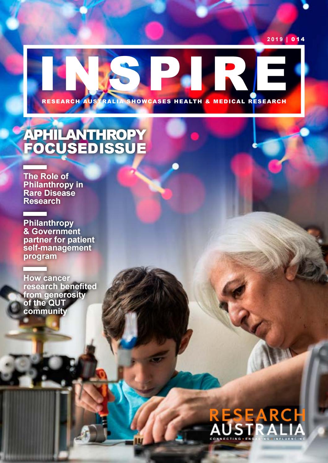 Research Australia's INSPIRE Issue 14 by Research Australia - Issuu