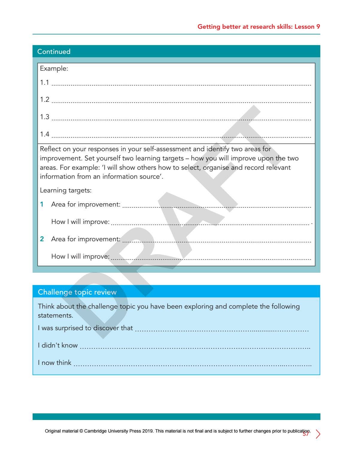 Cambridge Lower Secondary Global Perspectives™ Stage 8 Learner's Skills ...