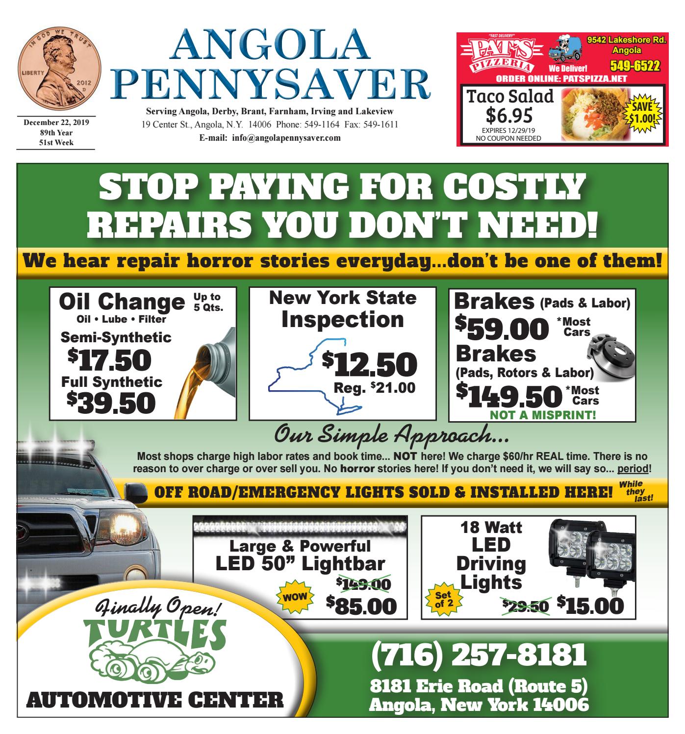12/22/19 Angola Pennysaver by Angola Pennysaver - Issuu