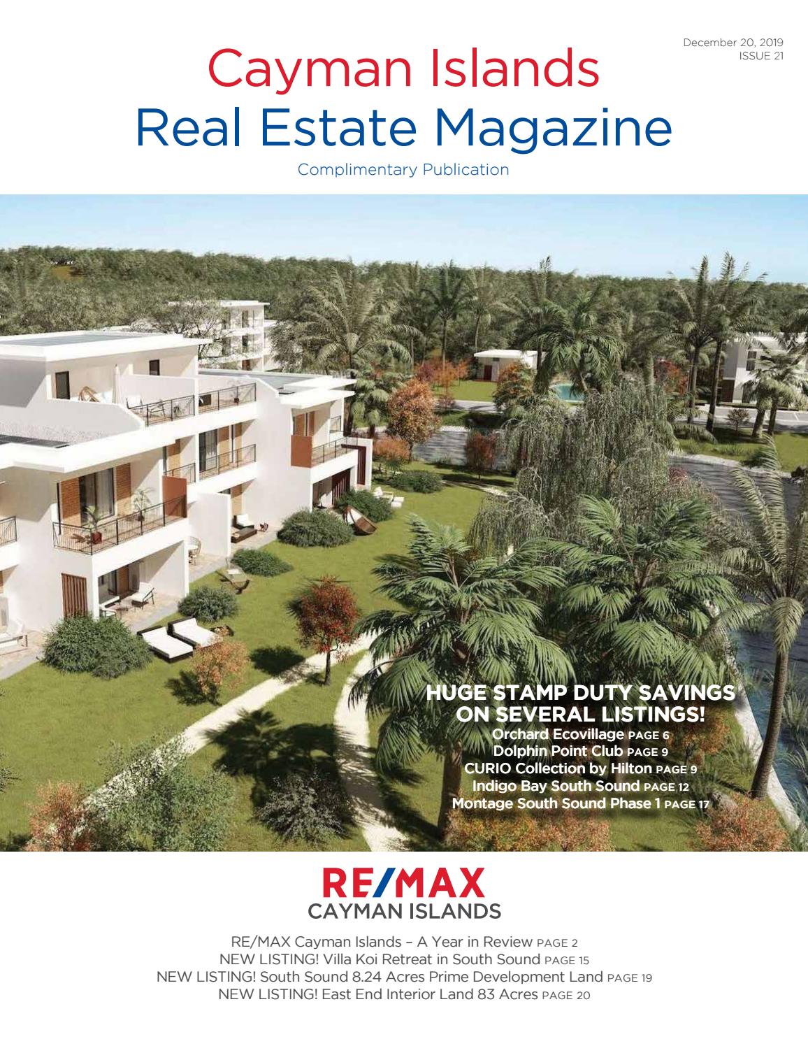 RE/MAX Cayman Islands Magazine - December 20, 2019 by RE/MAX Cayman ...