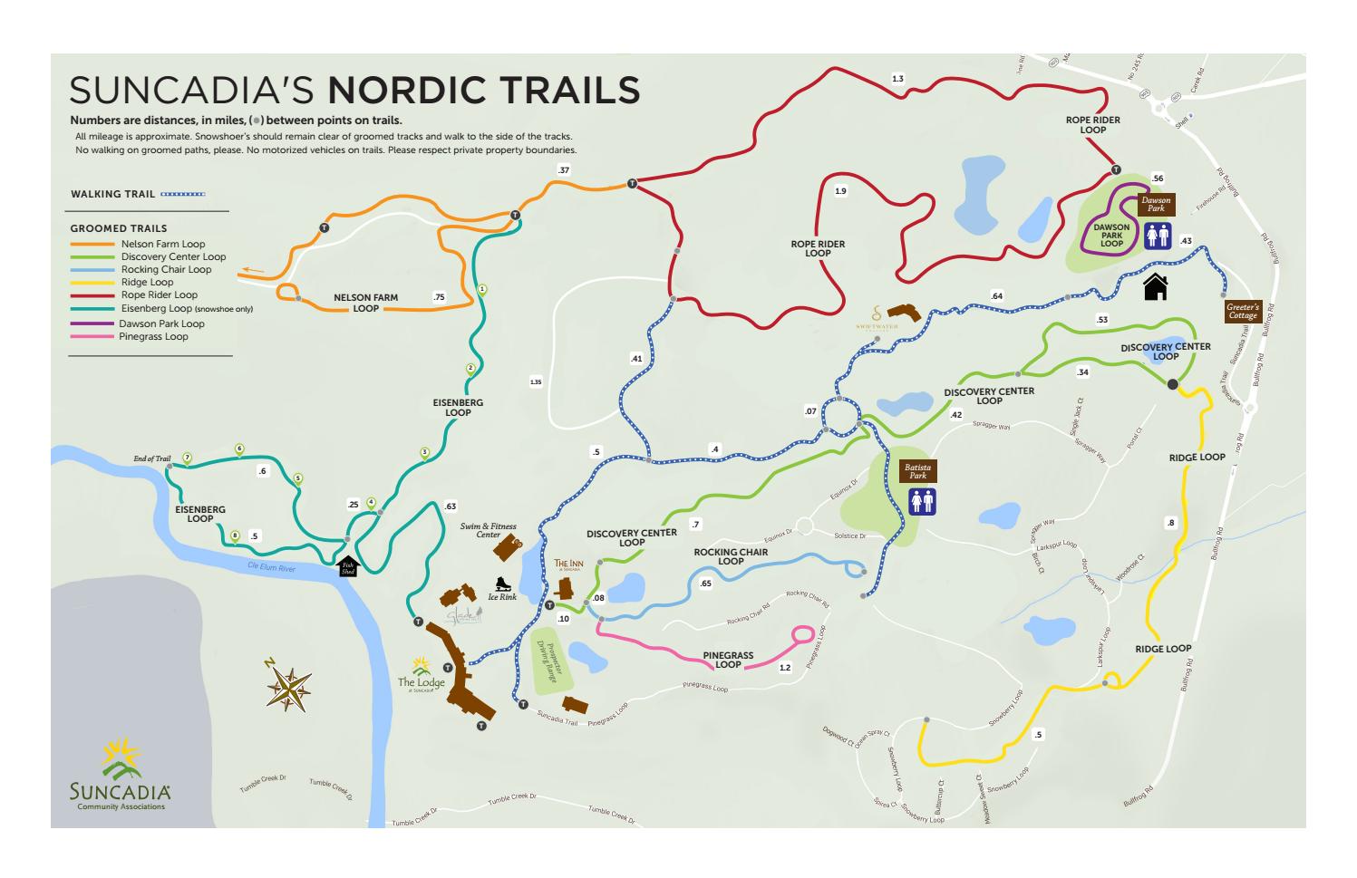 Suncadia Nordic Trail Map by Suncadia Resort - Issuu