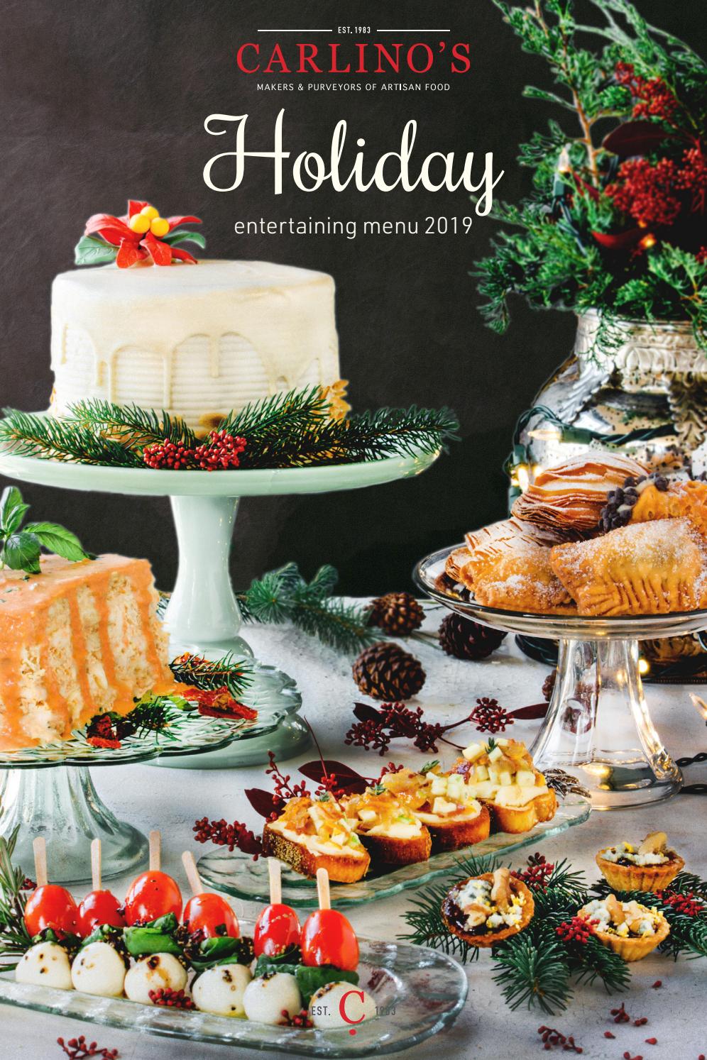 Carlino's Holiday Entertaining Menu by CarlinosMarket - Issuu