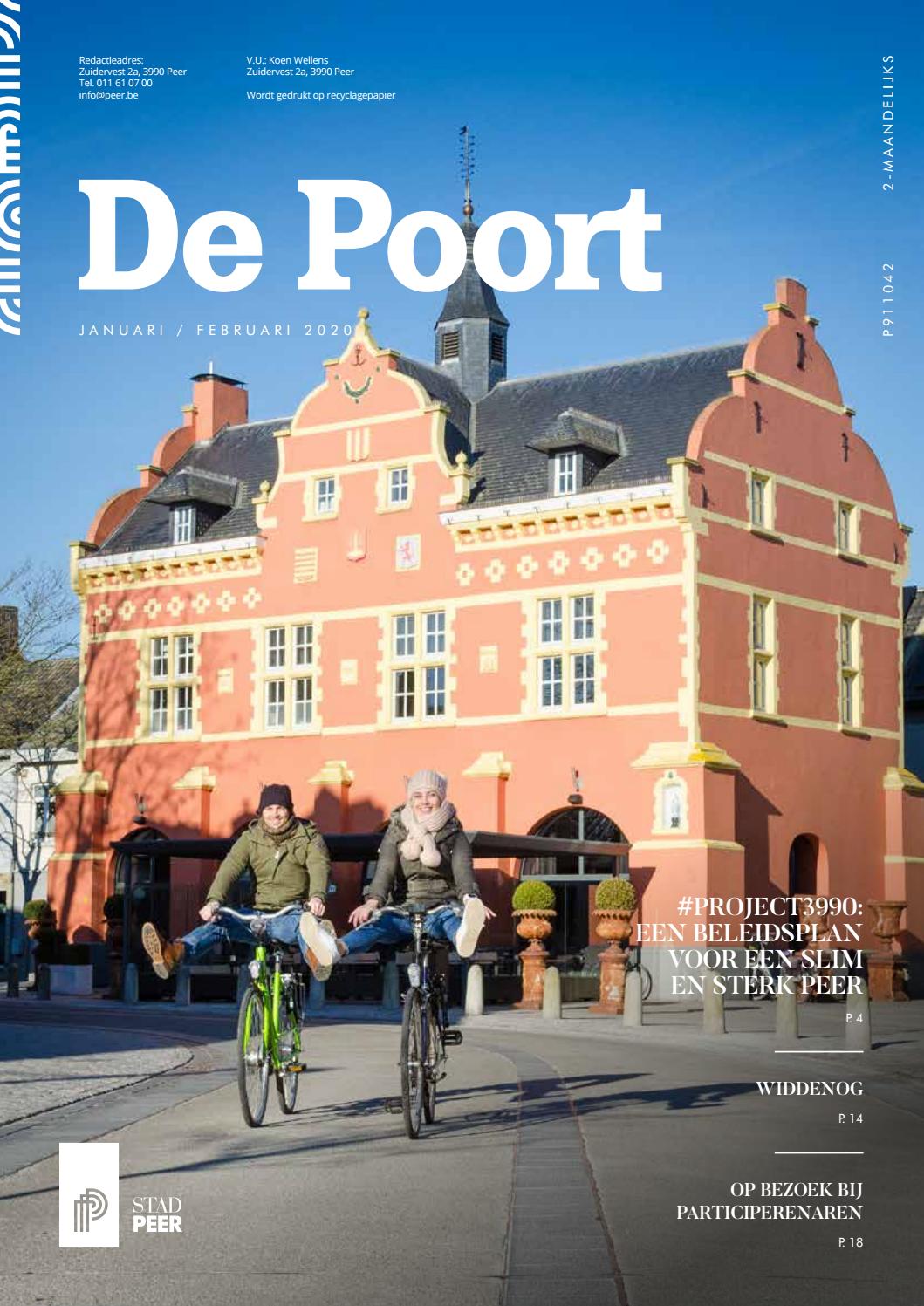 Stadsmagazine De Poort - januari 2020 by Stad Peer - Issuu