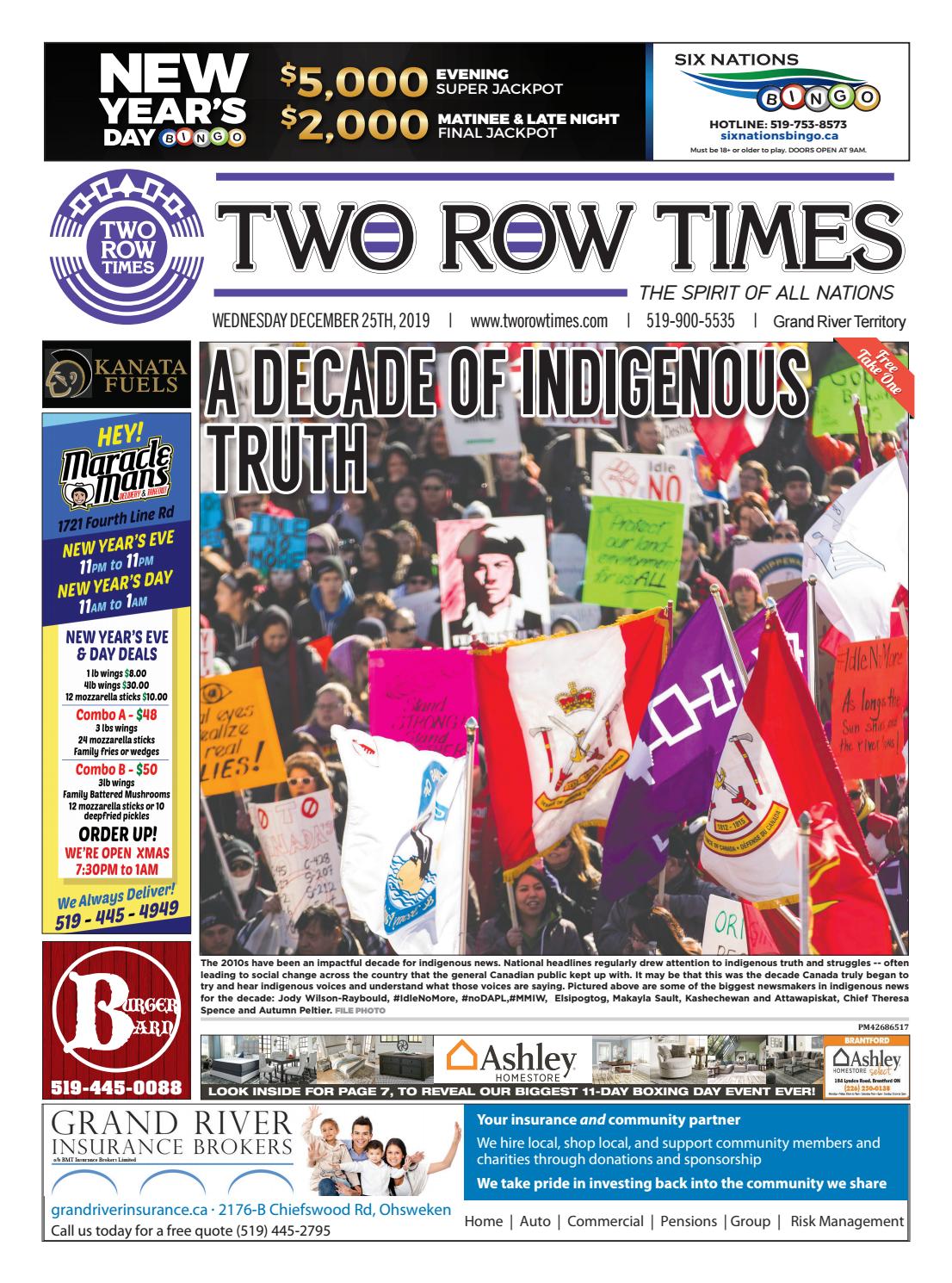 Two Row Times, December 25th, 2019 by tworowtimes - Issuu